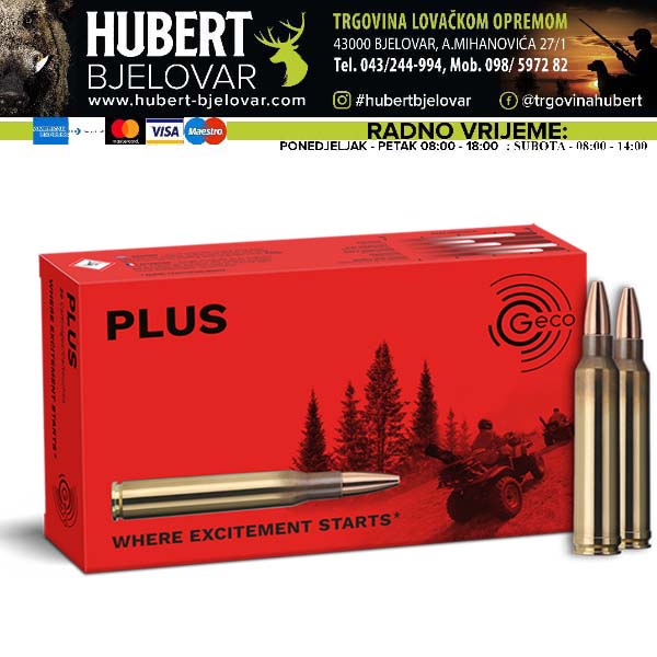 GECO .300 WIN. MAG. PLUS 11,0G - Trgovina Hubert Bjelovar